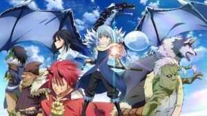 Veja a evolução de Rimuru Tempest em Tensei Shitara Slime Datta Ken.